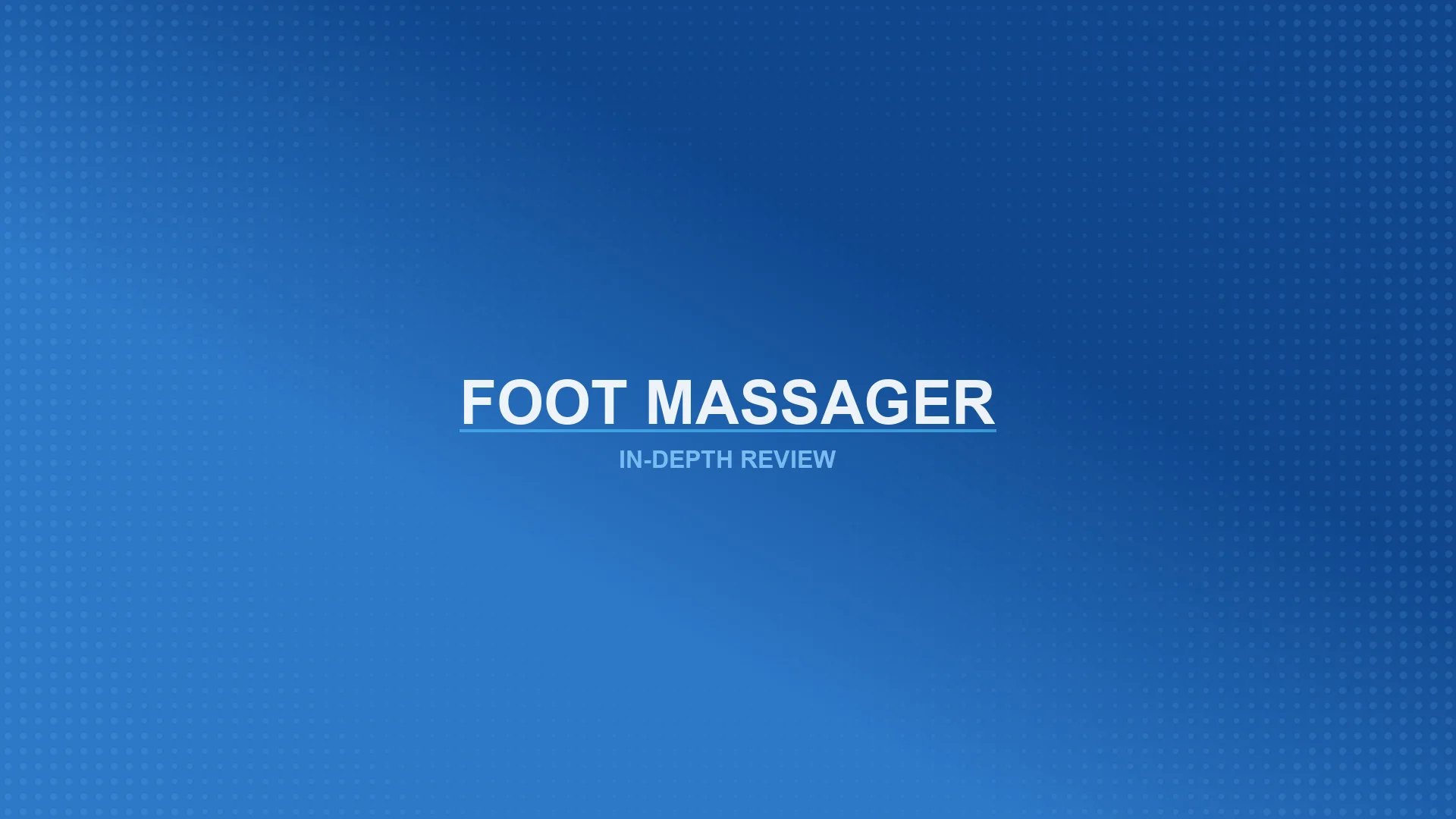 Human Touch SOL+ Foot Massager Review | The Top Zone